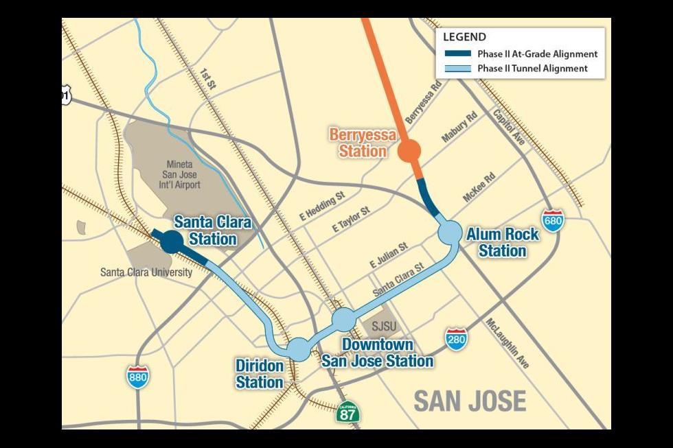 BART Silicon Valley Phase II extension advances | News | Railway ...